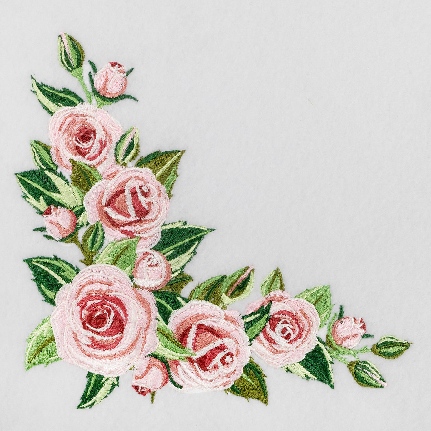 Blooming Roses Corner Embellishment — Anita Goodesign