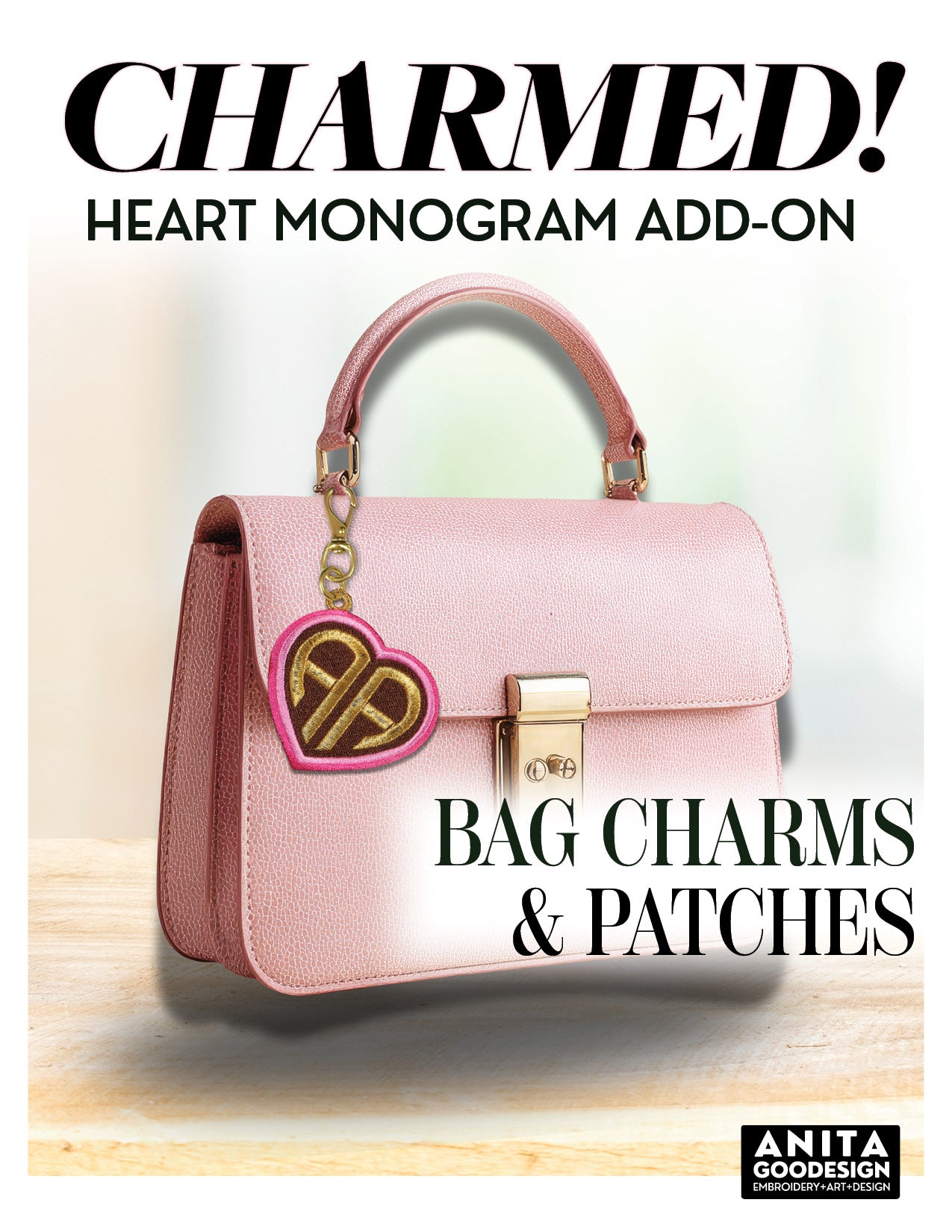 Charmed Add On -Heart Monogram — Anita Goodesign