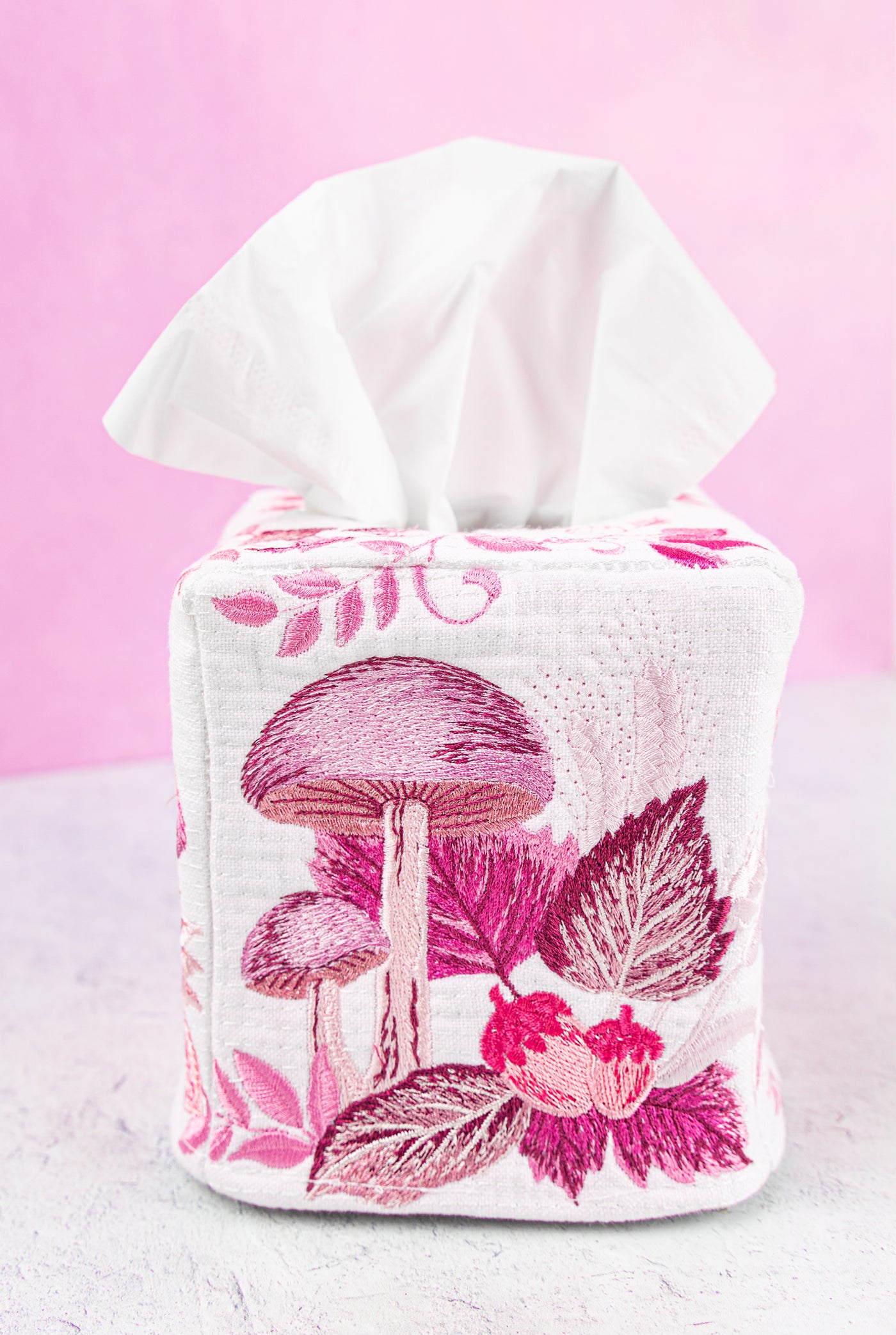 Enchanted Mushroom Tissue Box Cover — Anita Goodesign