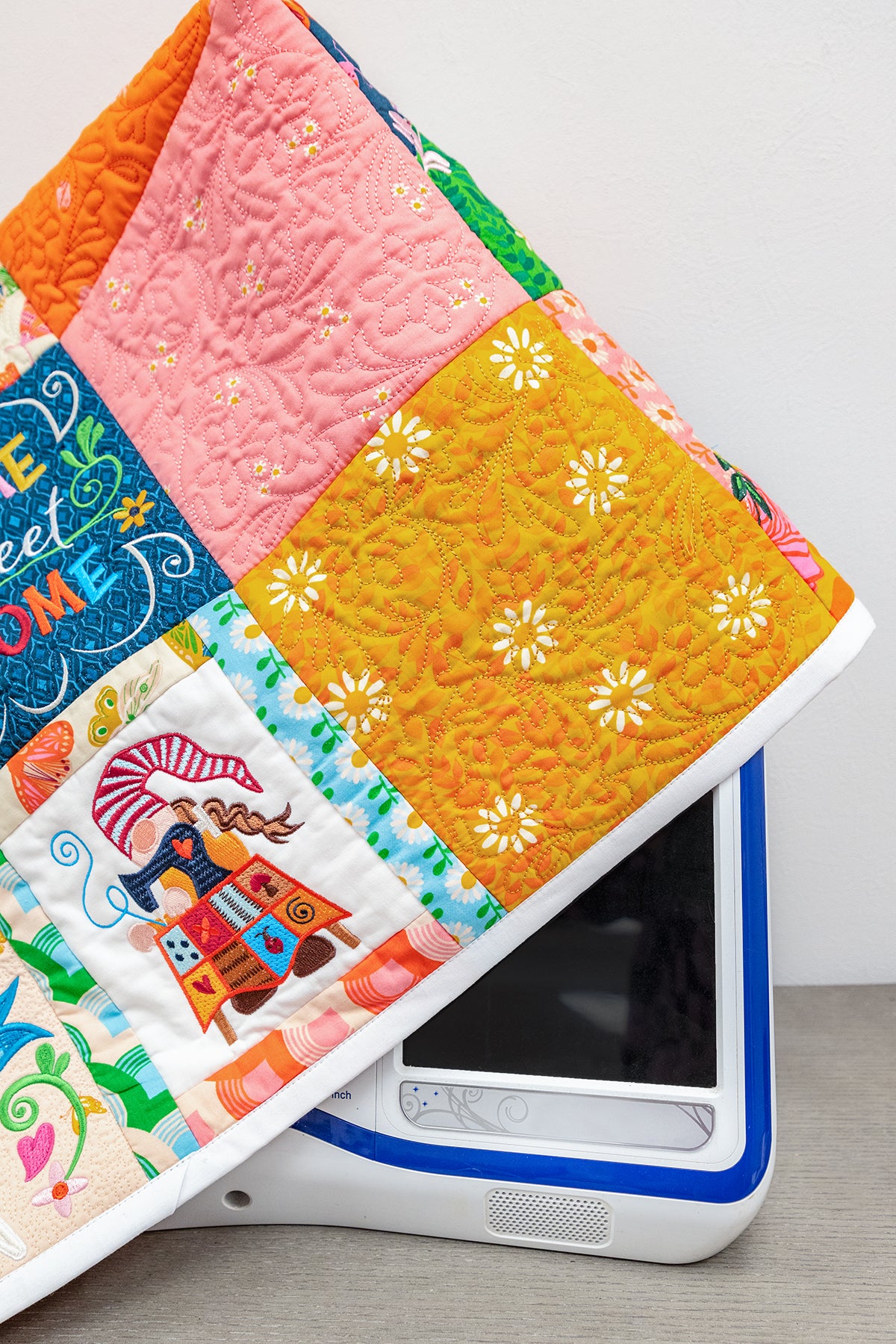 Gnome Embroidery Machine Cover — Anita Goodesign