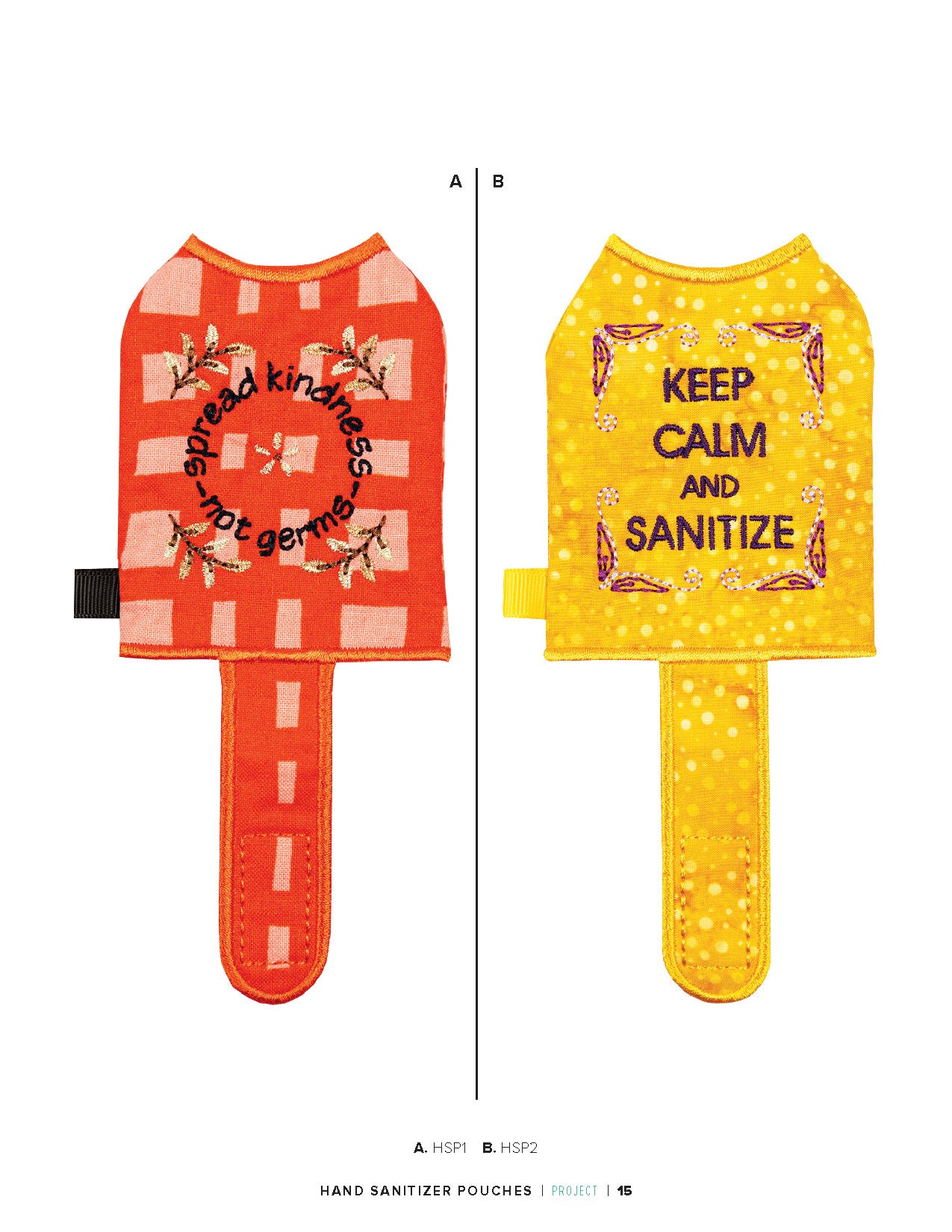 Hand Sanitizer Pouches — Anita Goodesign