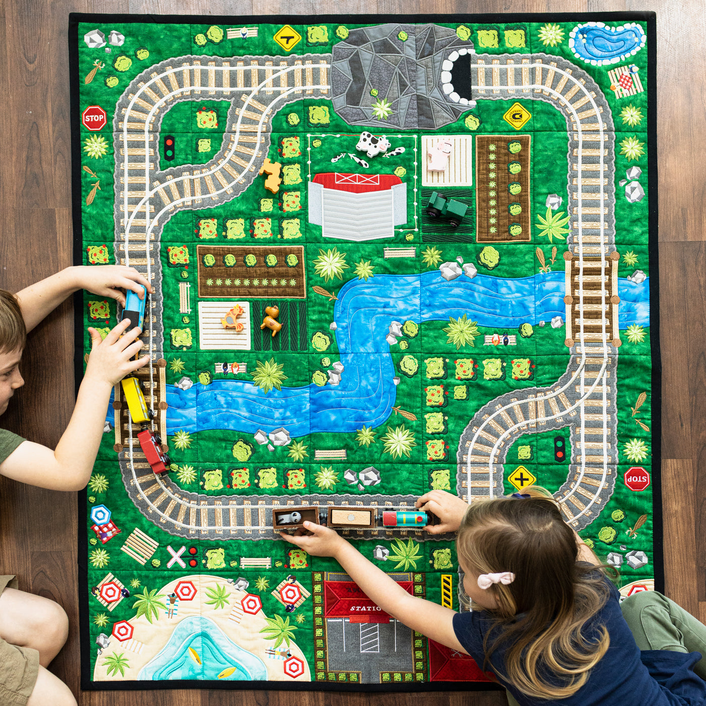 Train Track Playmat — Anita Goodesign