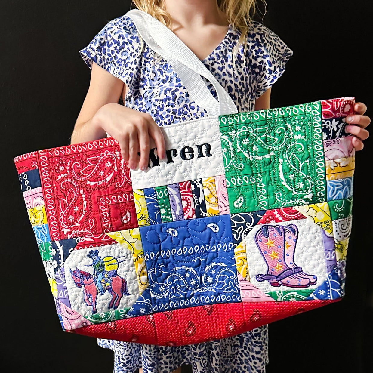 Old West Bandana Bag — Anita Goodesign