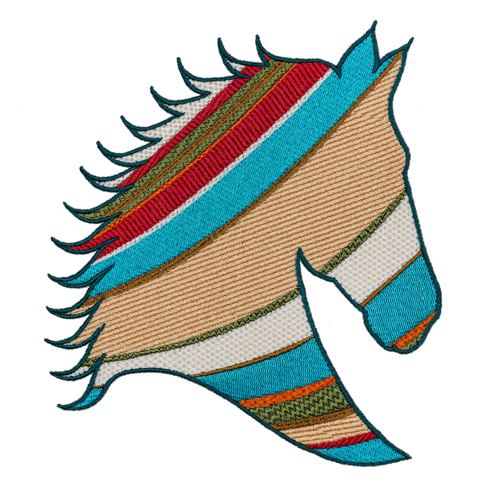 Painted Horse Head — Anita Goodesign