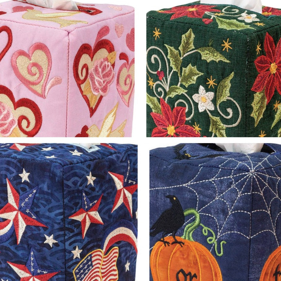 Seasonal Tissue Box Covers — Anita Goodesign