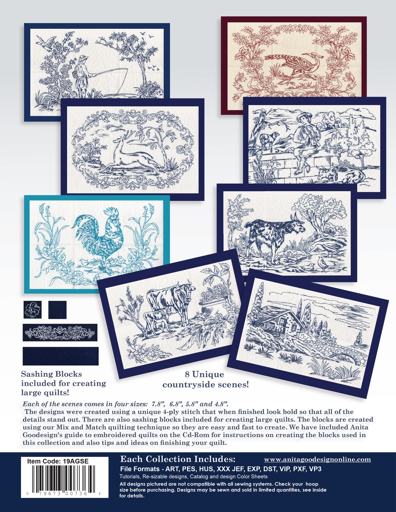 Toile Tile Scenes — Anita Goodesign