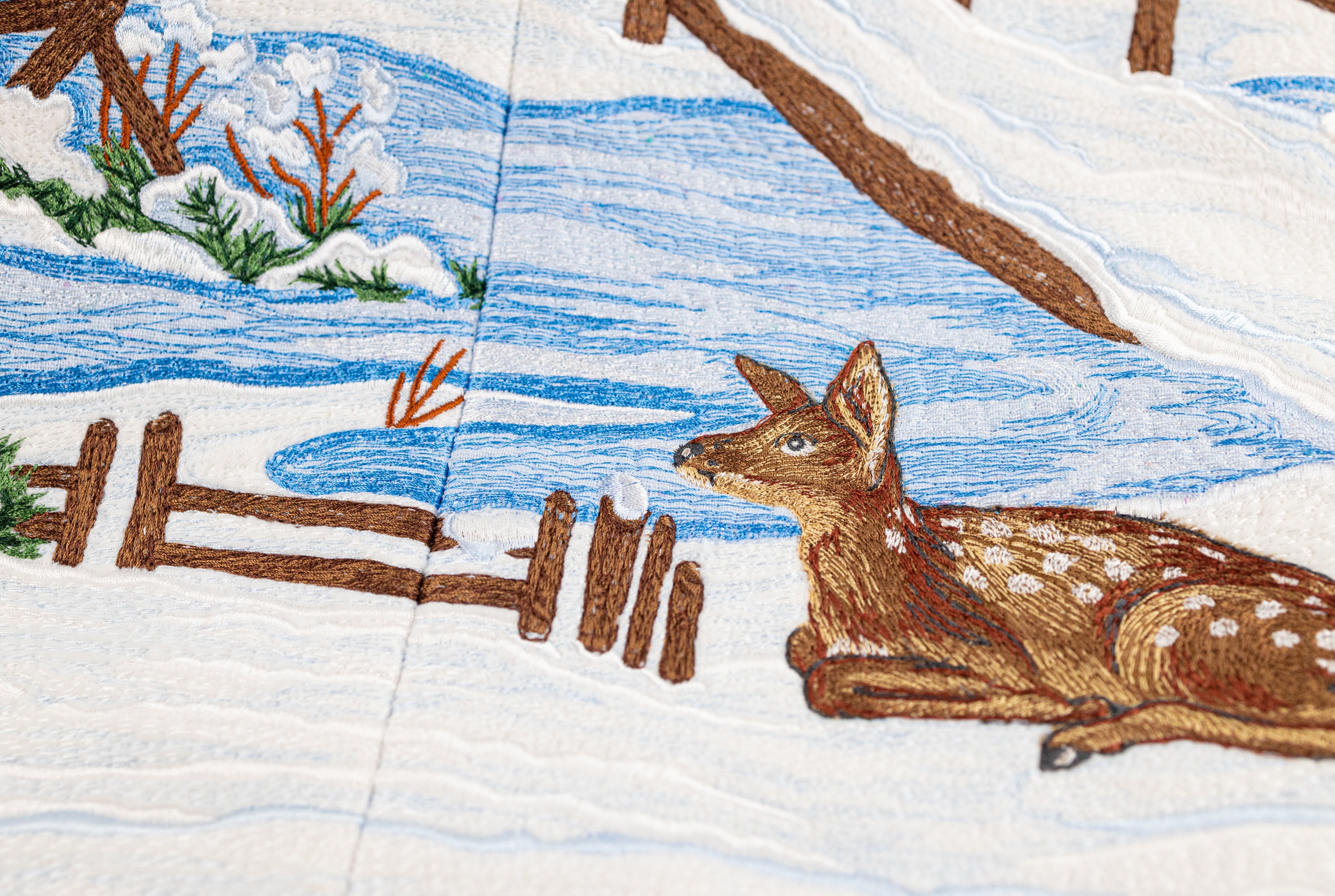 Winter Church Tile Scene — Anita Goodesign