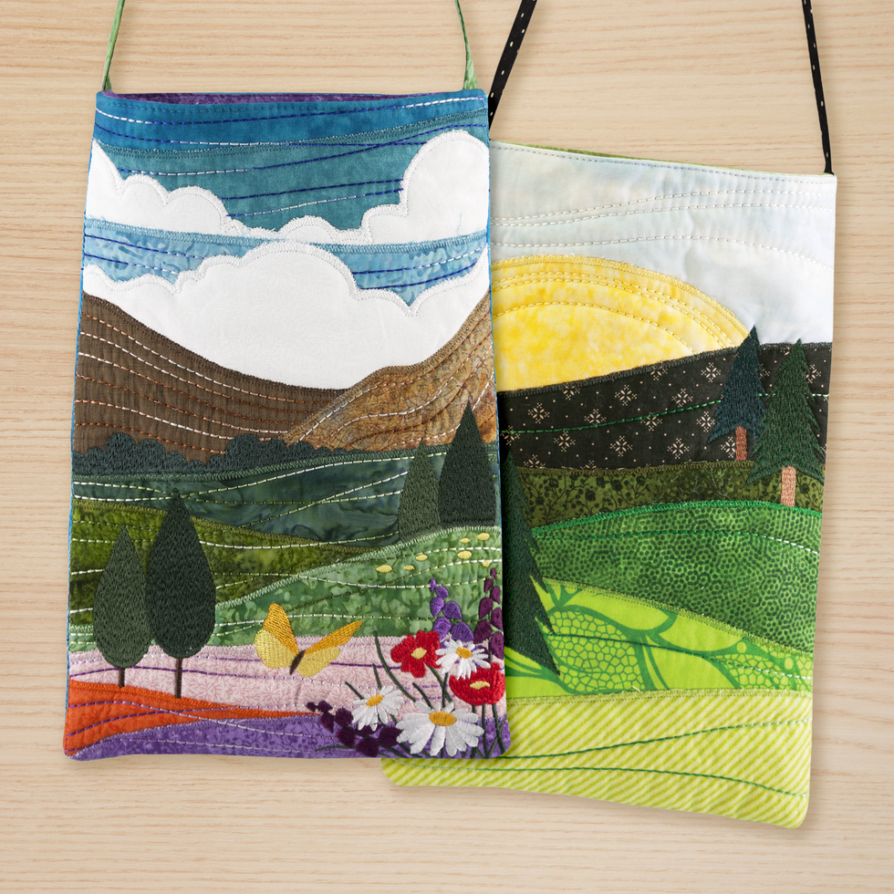 Landscape Quilted Bags — Anita Goodesign