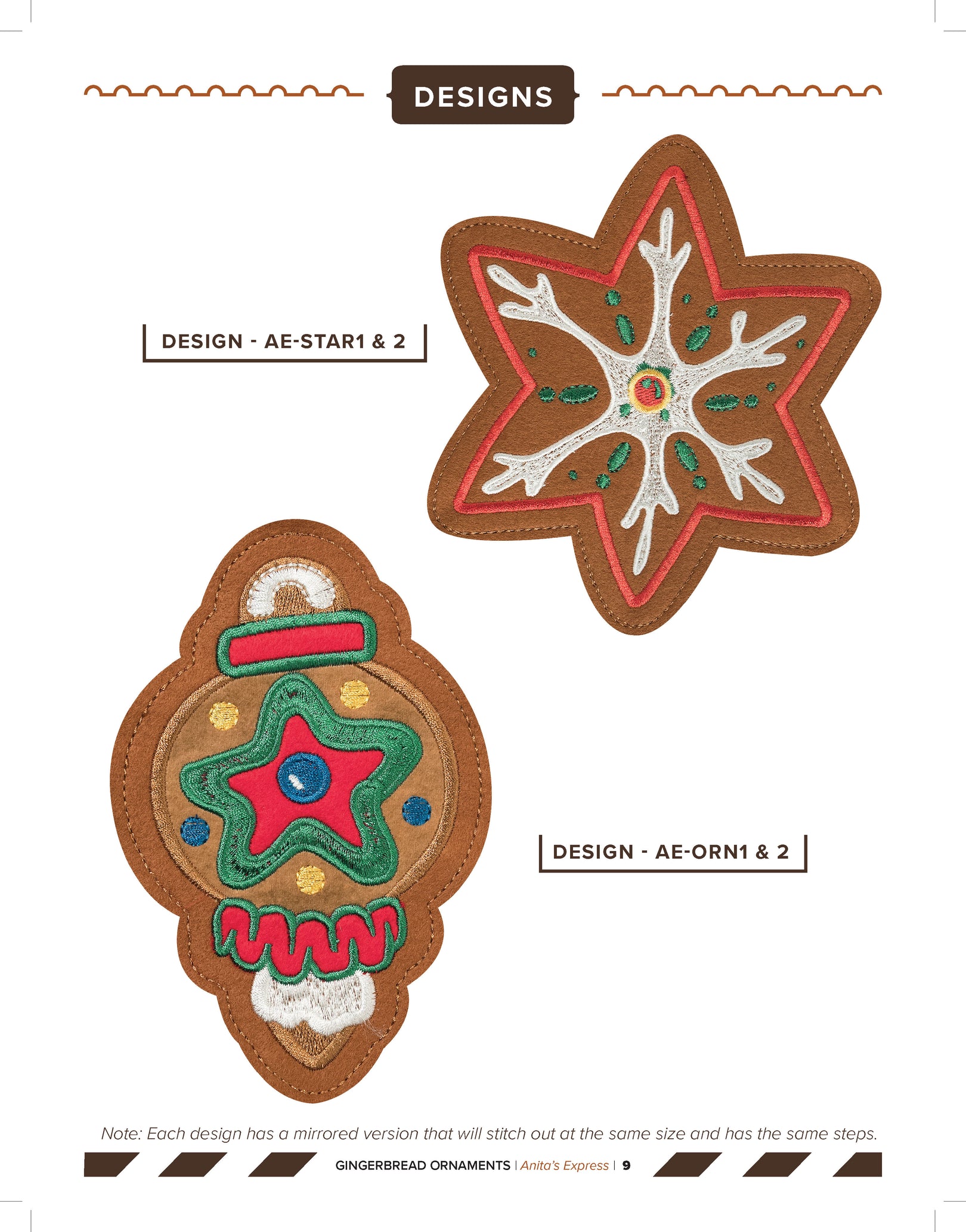 Gingerbread Ornaments — Anita Goodesign