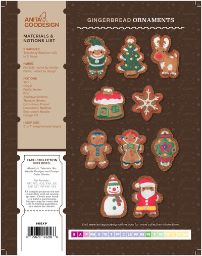 Gingerbread Ornaments — Anita Goodesign